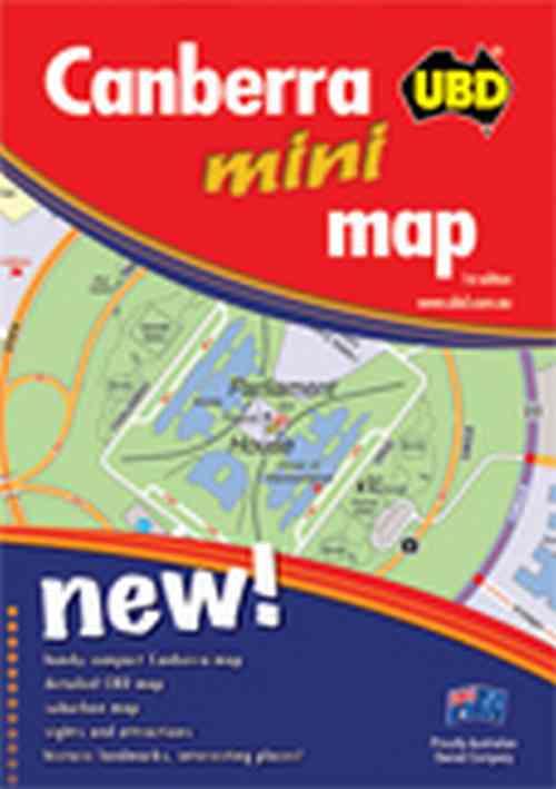 UBD Canberra Mini City Map 258 (1st Edition) 9780731921768