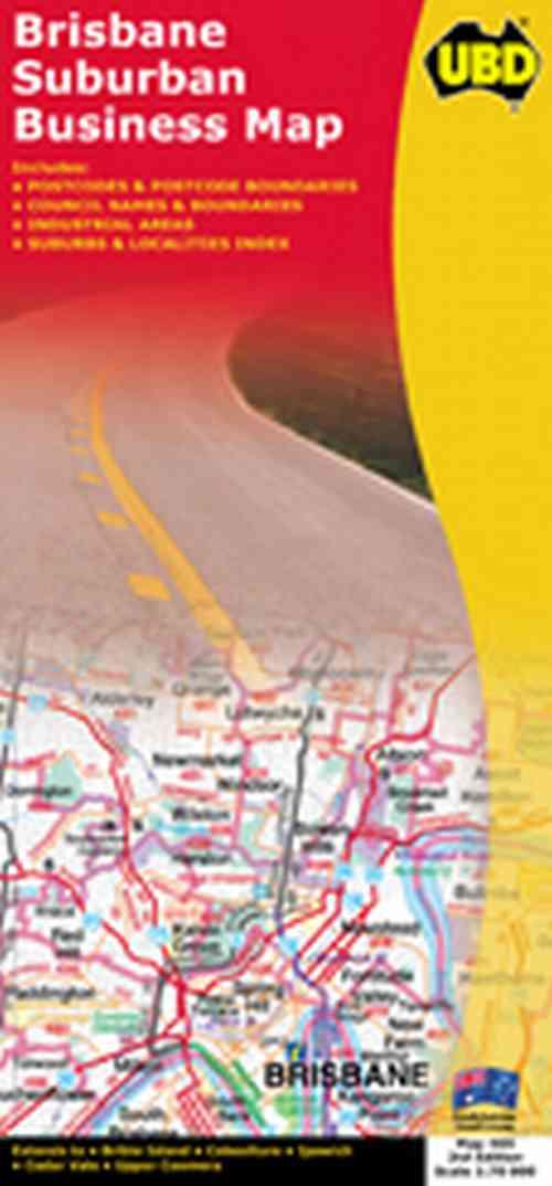 UBD Brisbane Suburban Business Map 465 (3rd Edition) 9780731923014