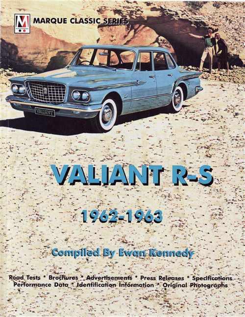 Valiant R Series & Valiant S Series 1962 - 1963 0947079696 9780947079697
