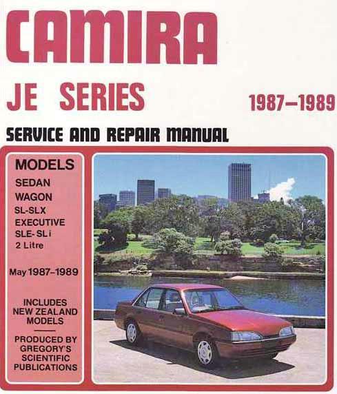 Holden Camira JE 1987 - 1989 Gregorys Owners Service & Repair Manual ...