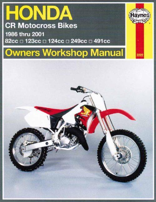 Honda CR80R/RB, CR85/RB, CR125R, CR250R & CR500R 1986 - 2001 1563924218 ...