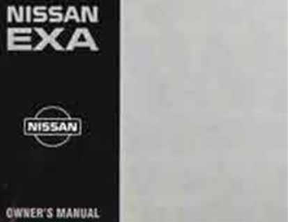 Nissan Pulsar (N13) Series EXA 1988 Owner Manual